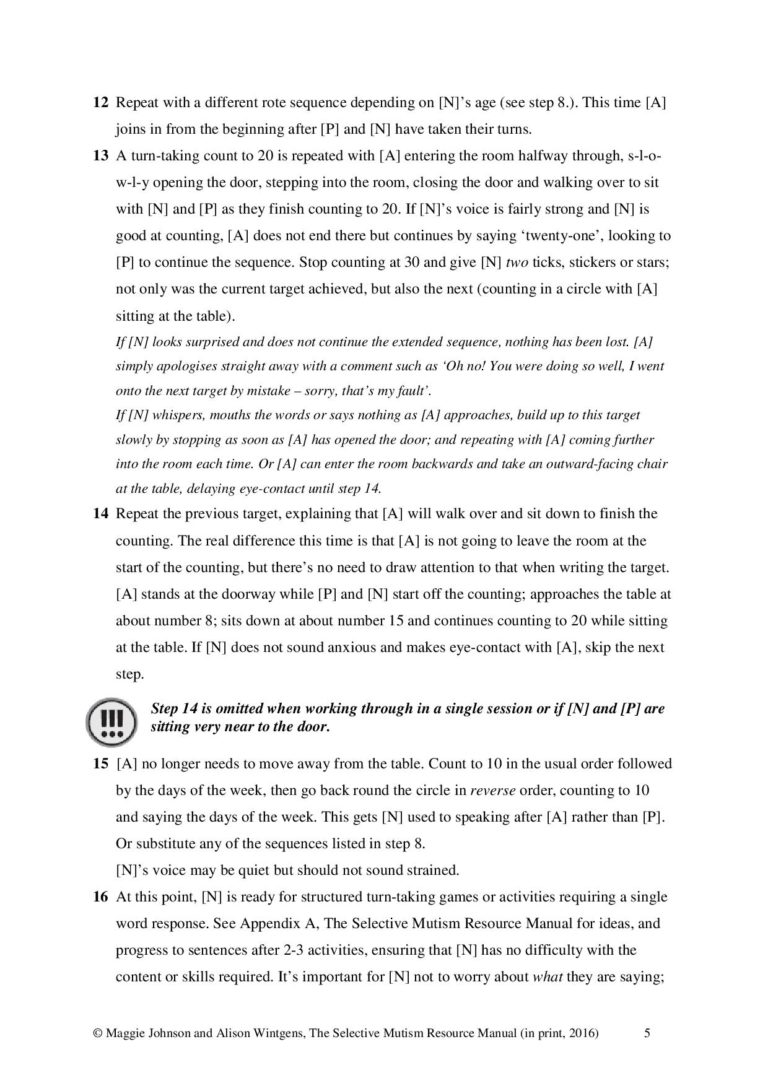 Information for Parents - SMIRA